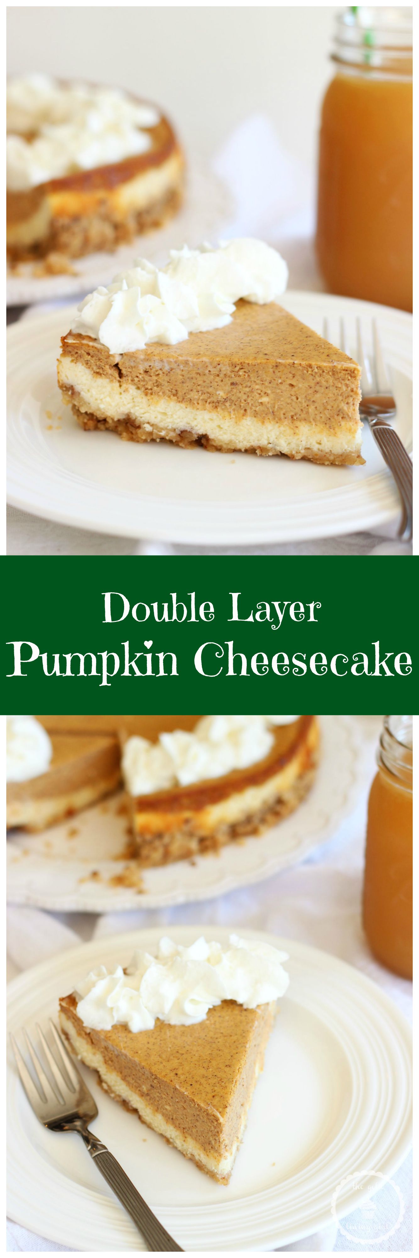 Double Layer Pumpkin Cheesecake
