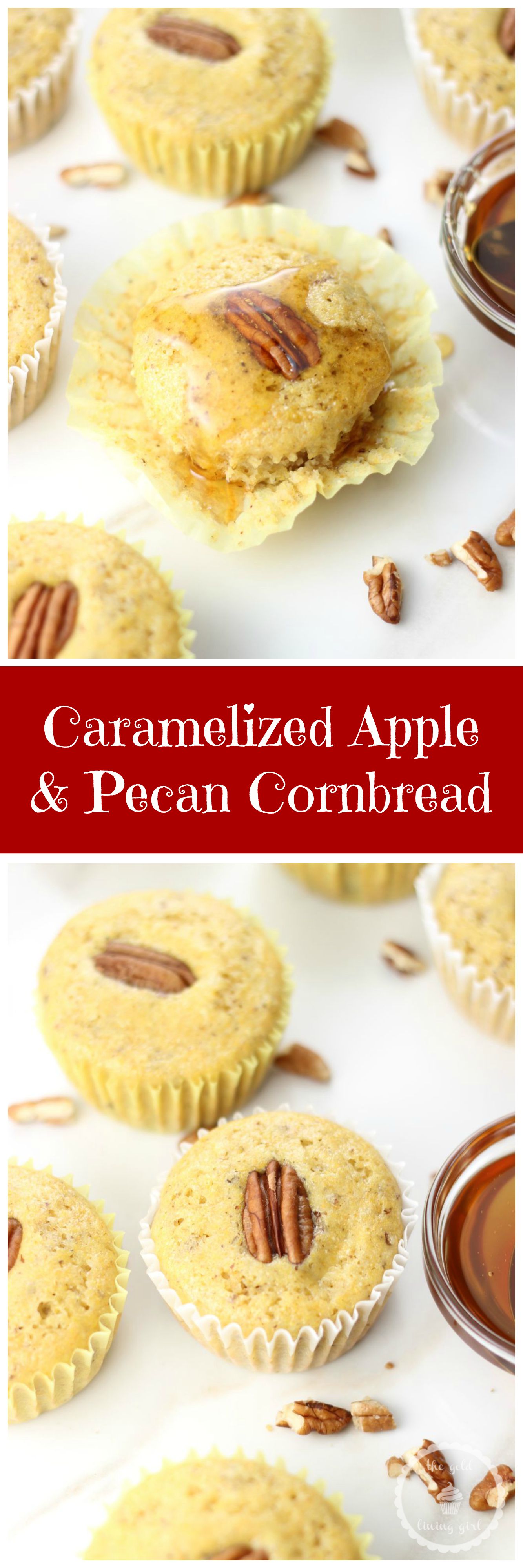 Caramelized Apple & Pecan Cornbread