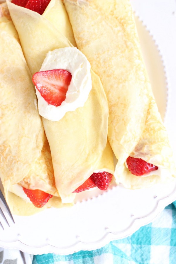 Strawberry Lemonade Crepes