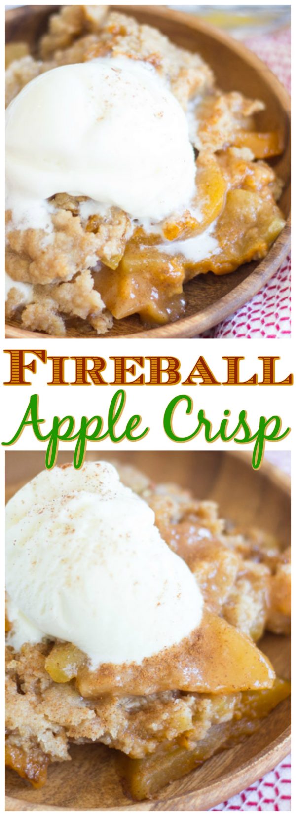 Simply Awesome Fireball Apple Crisp - The Gold Lining Girl