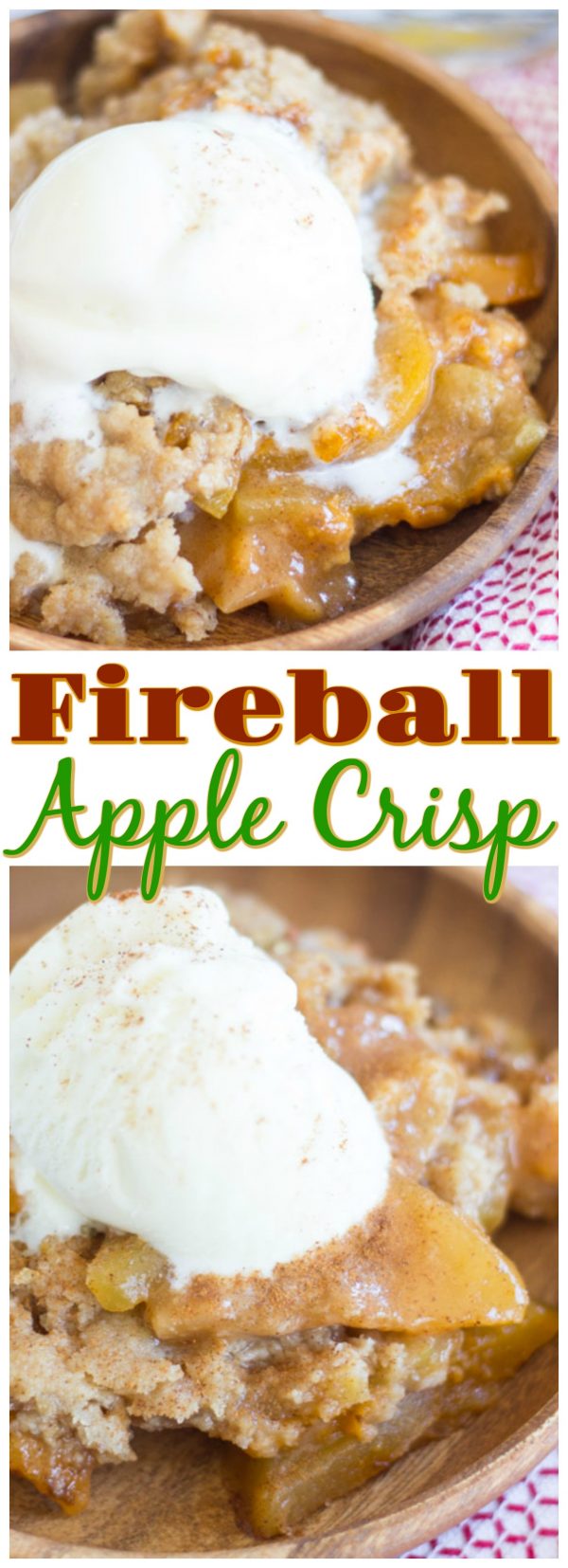 Simply Awesome Fireball Apple Crisp - The Gold Lining Girl