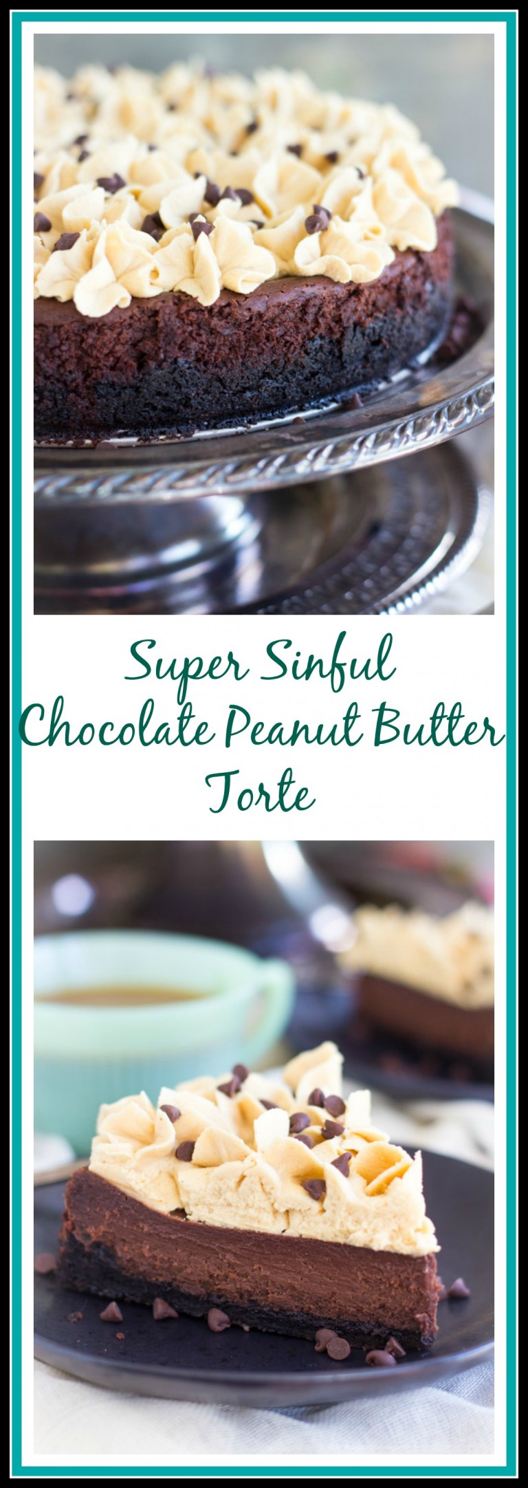 Ultimate Chocolate Peanut Butter Torte