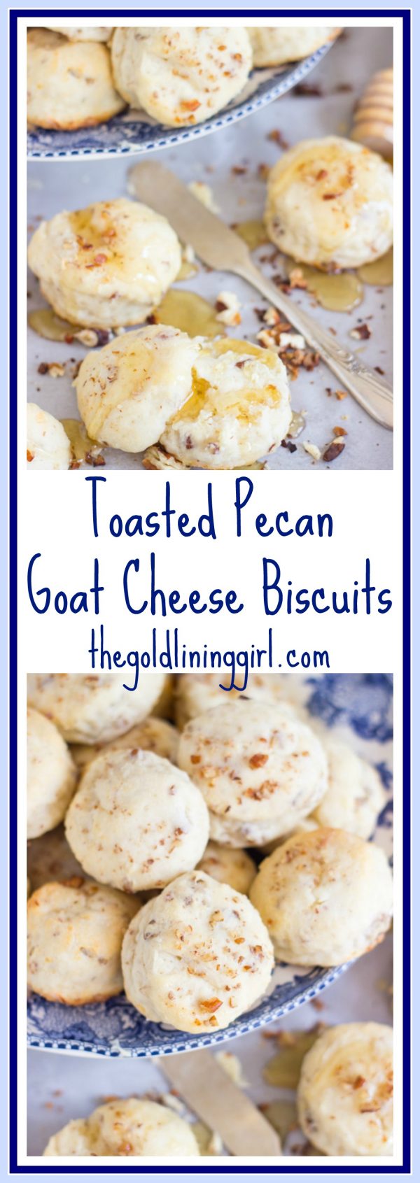 Super Quick & Easy Toasted Pecan Goat Cheese Biscuits