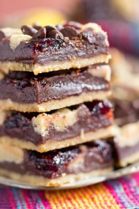 Raspberry Chocolate Chip Bars