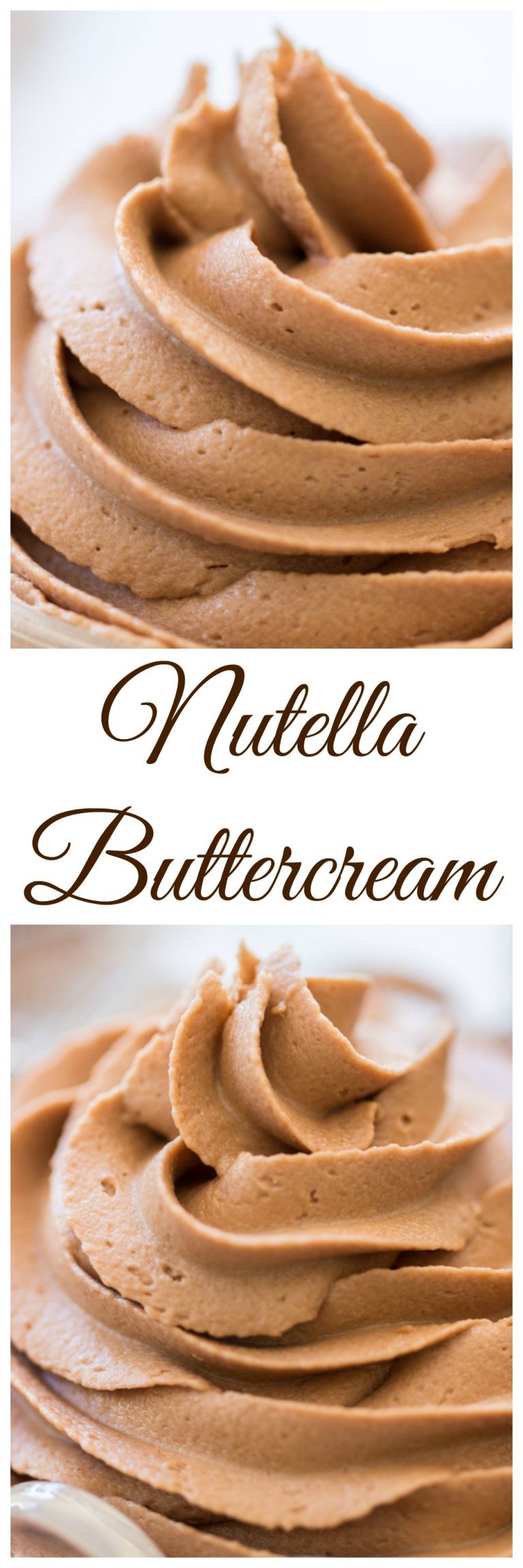 Nutella Buttercream - The Gold Lining Girl