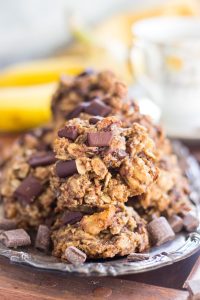 Breakfast Chunky Monkey Cookies - The Gold Lining Girl