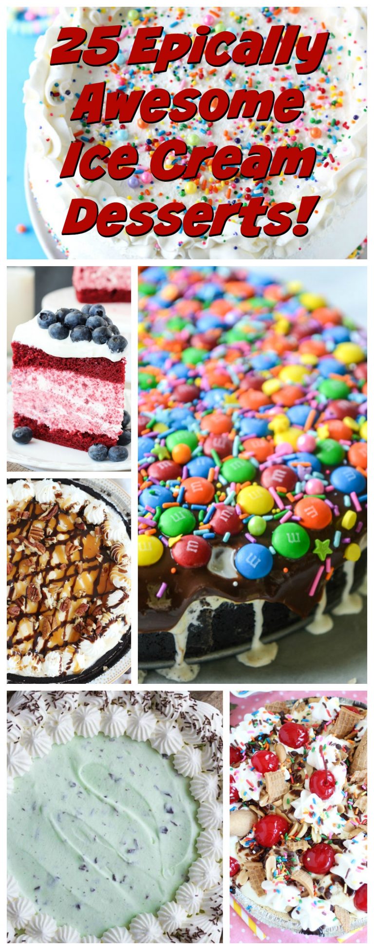 25 Epically Awesome Desserts with Ice Cream - The Gold Lining Girl