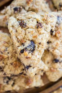 Simple Walnut & Fig Scones - The Gold Lining Girl