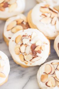 Simple & Perfect Iced Almond Cookies - The Gold Lining Girl