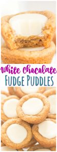 White Chocolate Fudge Puddles - The Gold Lining Girl
